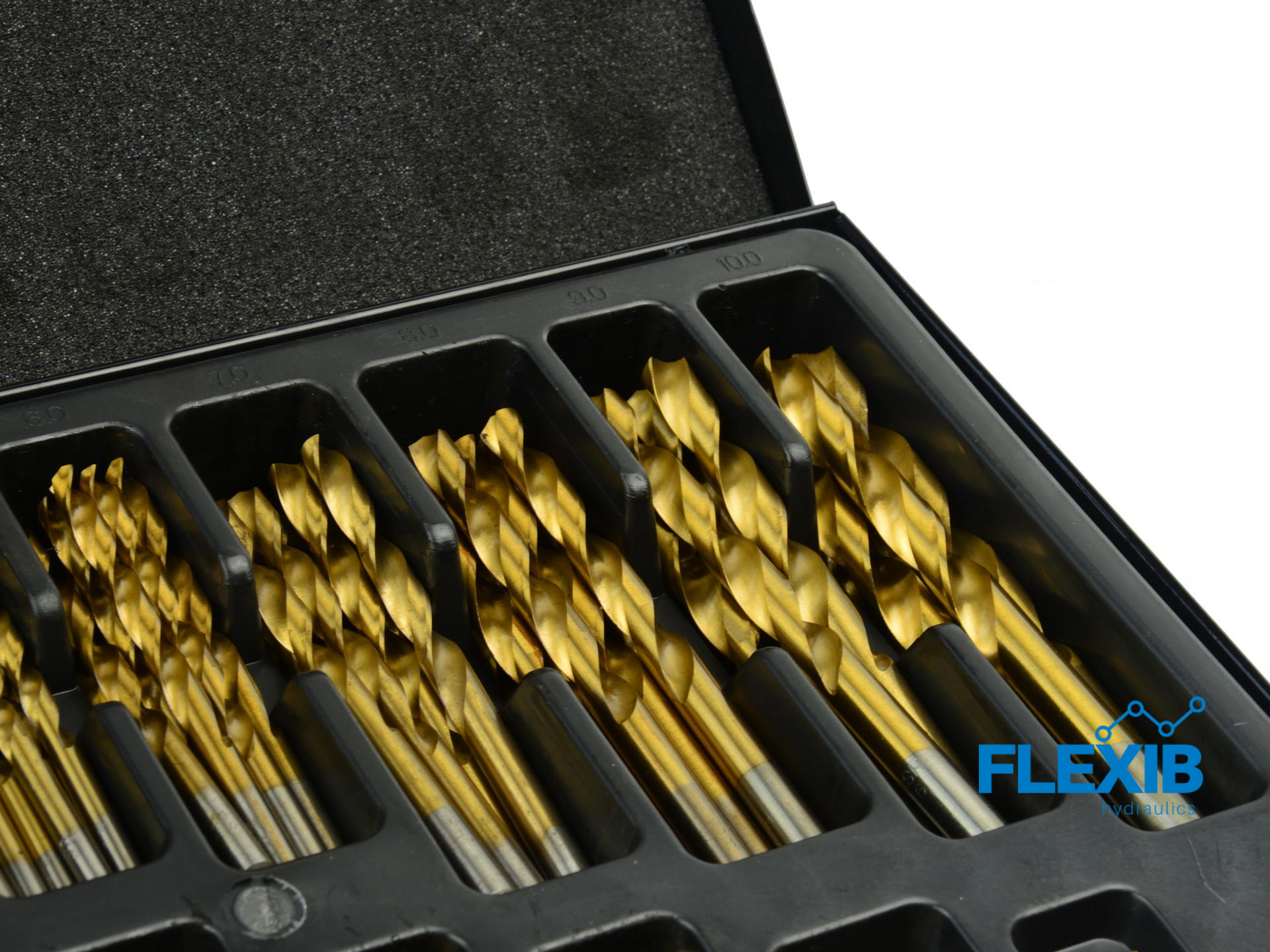 HSS metallist puuride komplekt 170tk - Flexib hüdraulika