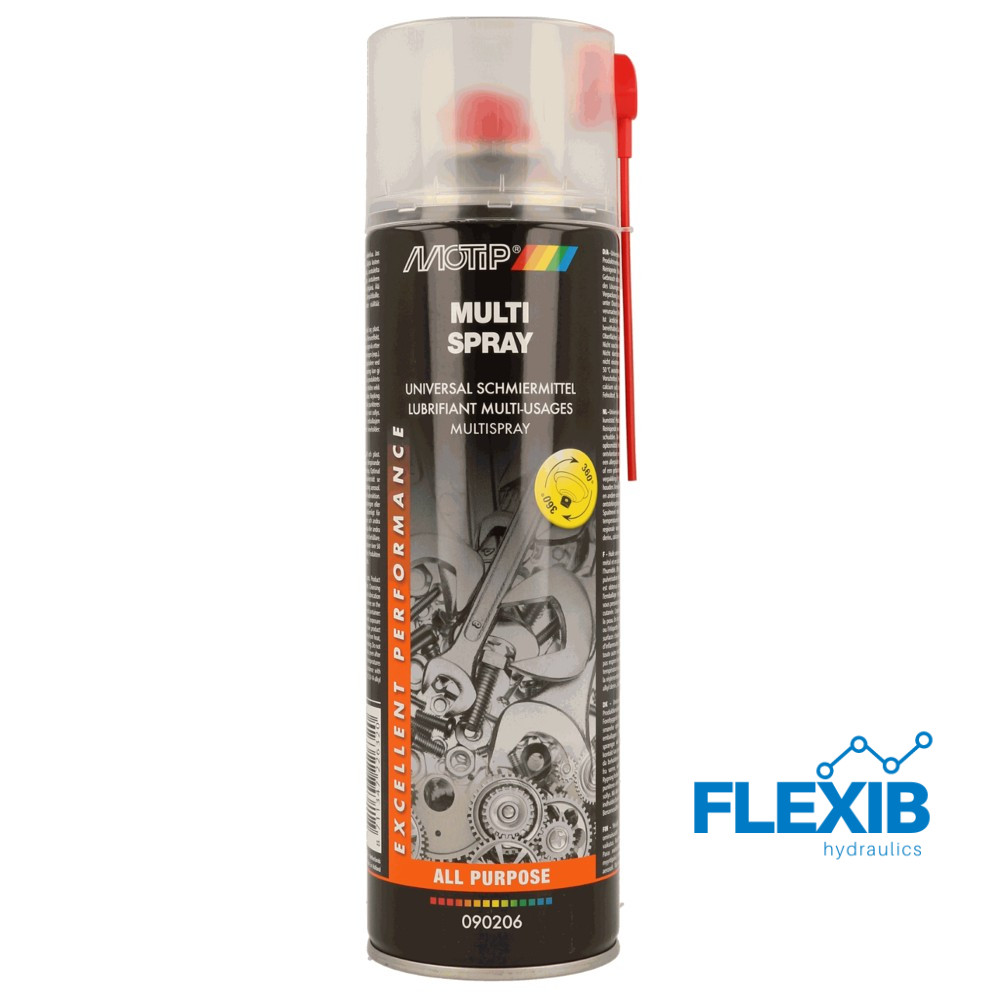 Universaalõli aerosool Motip 500ml - Flexib hüdraulika
